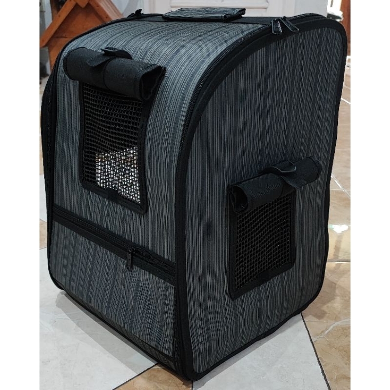 Jual TAS KUCING PETS CARGO JUMBO TAS MUSANG MODEL RANSEL FIBER KOKOH ...