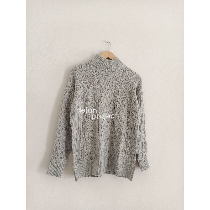 Jual Turtleneck Sweater Delani.project | Shopee Indonesia