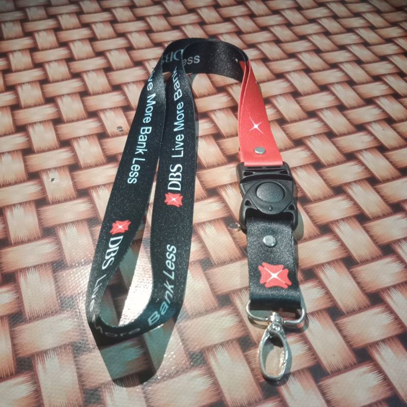 Jual Tali id card lanyard Bank DBS | Shopee Indonesia