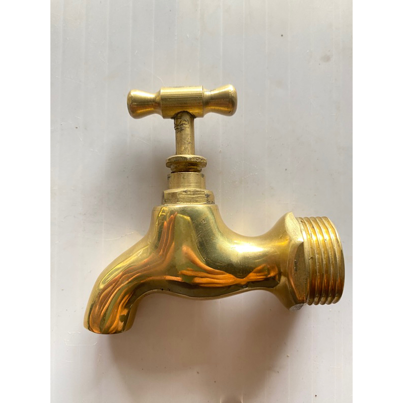 Jual KRAN AIR KUNINGAN 3/4 inch KERAN AIR JADUL | Shopee Indonesia