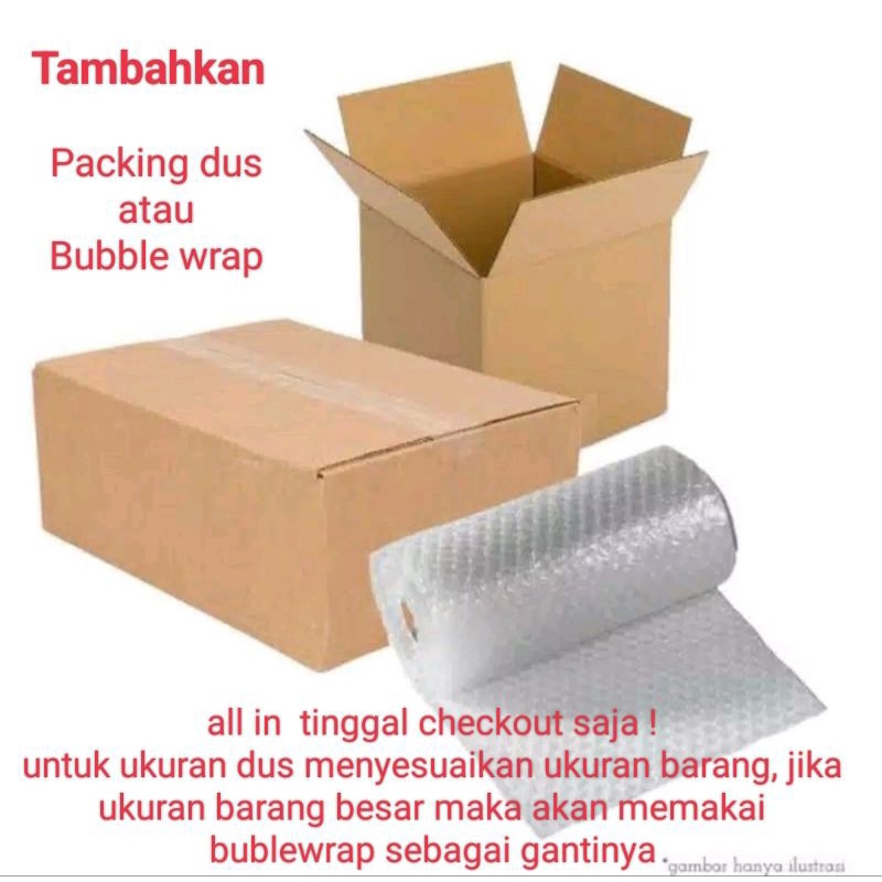Jual Kardus packing / Packing dus / bublewrap tambahan (Untuk tambahan ...
