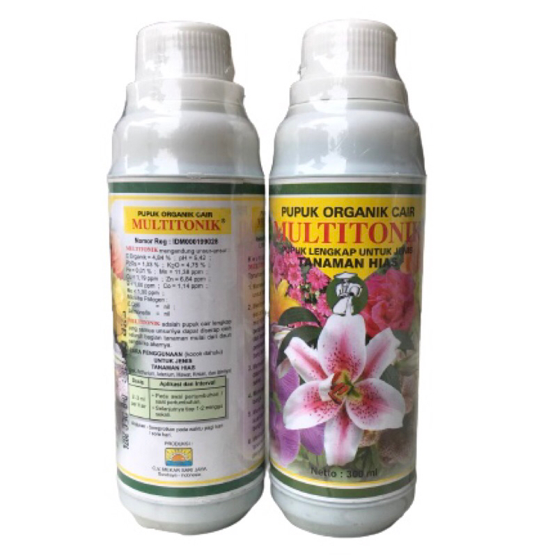 Jual Pupuk Organik Cair Multitonik Tanaman Hias | Shopee Indonesia