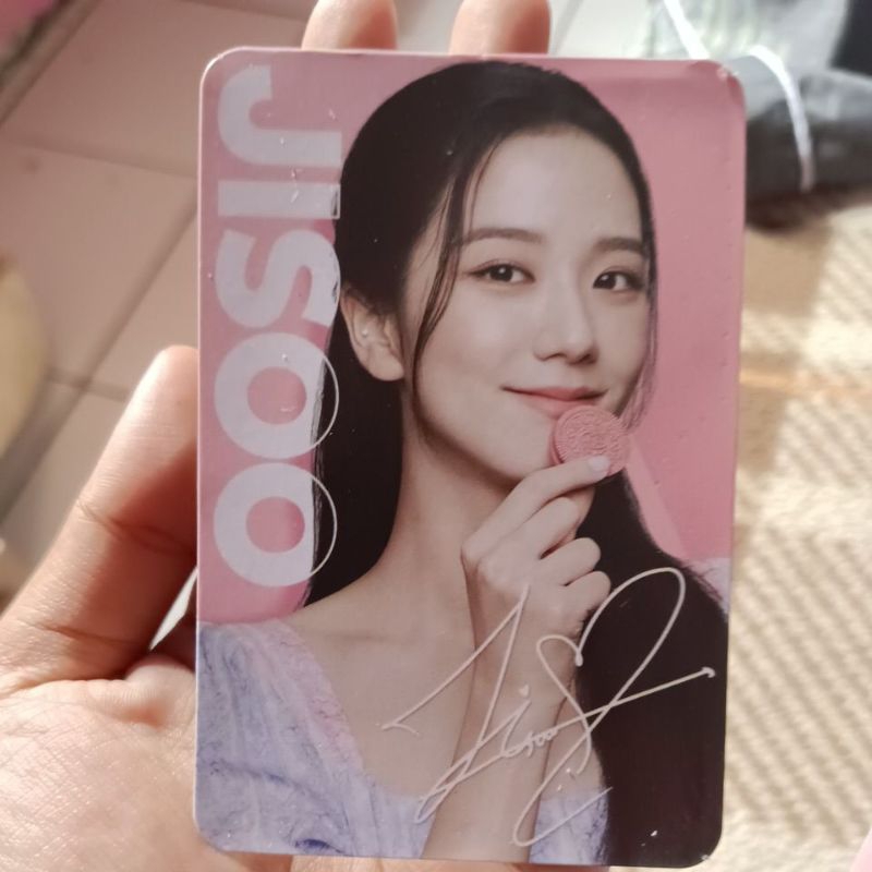 Jual FOTO CARD JISOO X OREO | Shopee Indonesia