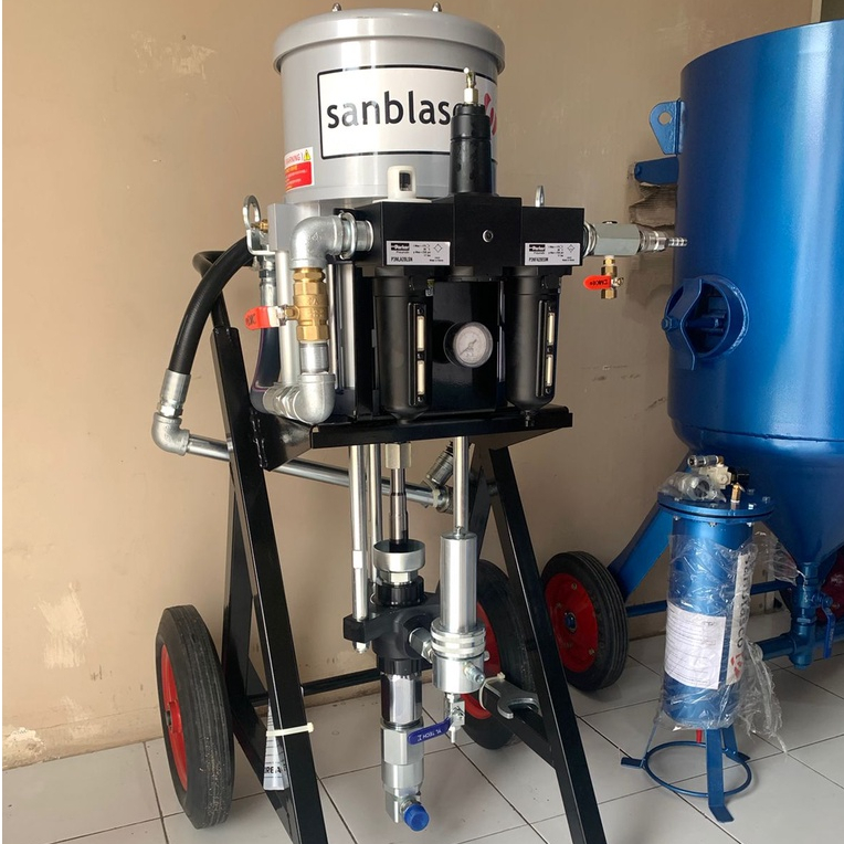 Jual airless pump paint spray korea mirip graco ast sanblasco flotech ...