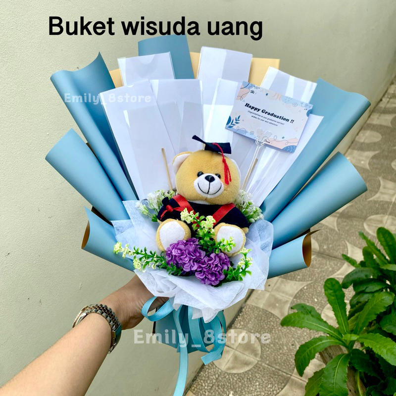 Jual [Ready] Buket wisuda Buket uang graduation bouquet buket bunga ...