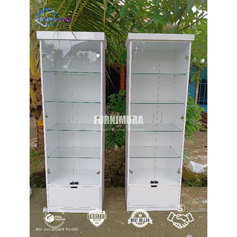 Jual Lemari kaca / lemari display / lemari pajang / lemari hias ...
