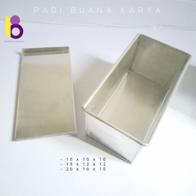 Jual LOYANG ROTI TAWAR 20x10x10 alumunium super tebal | Shopee Indonesia