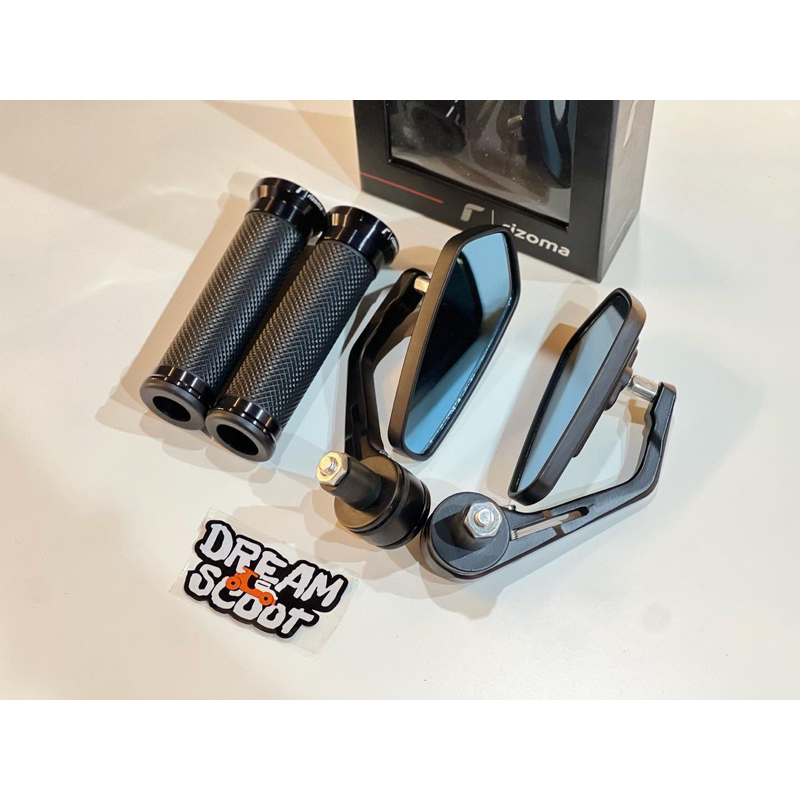 Jual Paket Handgrip rizoma Evo Spion bar end Rizoma Segi 5 Vespa Matic ...