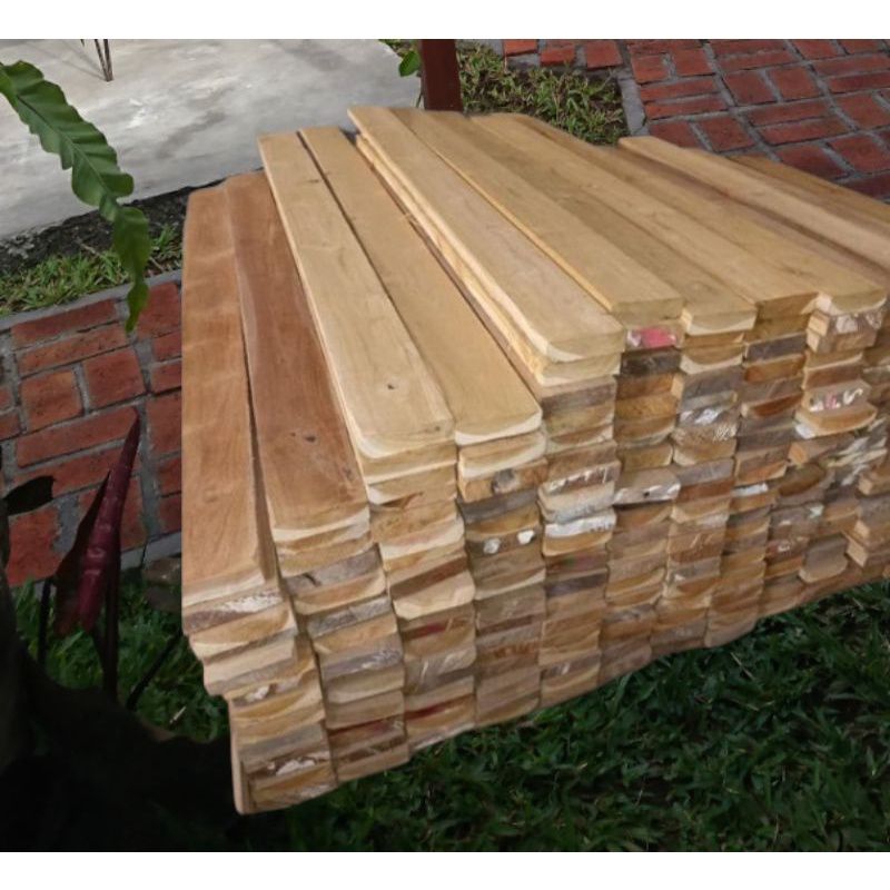 Jual Ram pintu kayu jati panjang 200cm x 12cm x 3cm grade B | Shopee ...