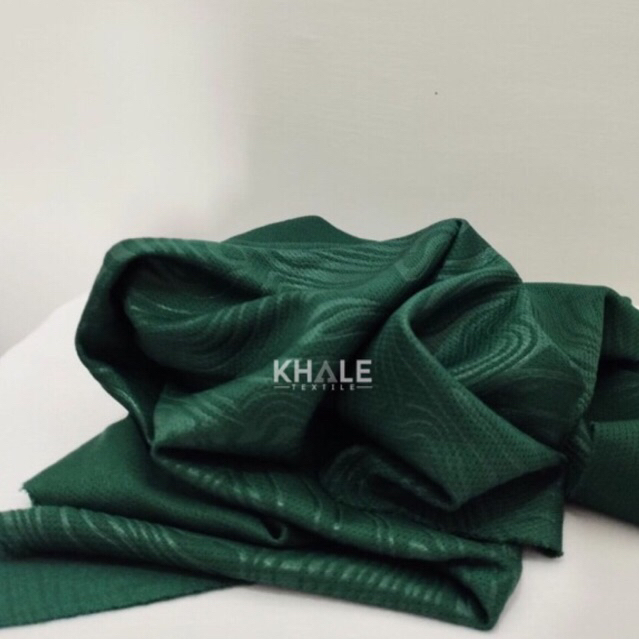 Jual Bahan Kain Drifit Brazil Emboss Topograf Njoy Flow Corak Hijau ...