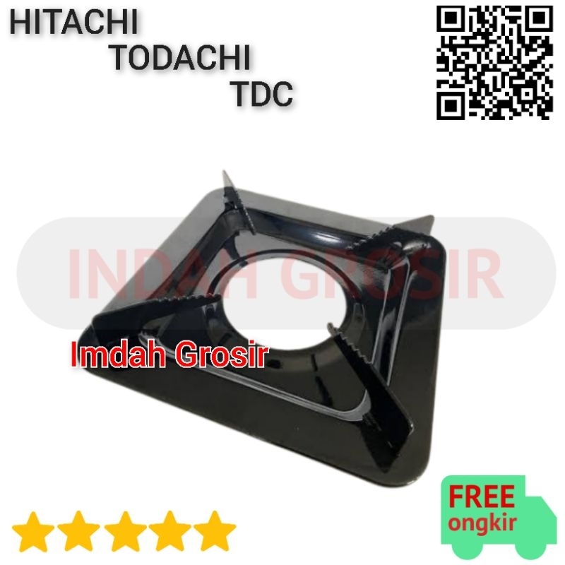 Jual TATAKAN kompor gas HITACHI TODACHI TDC kaki 4 - 22 cm | Shopee ...