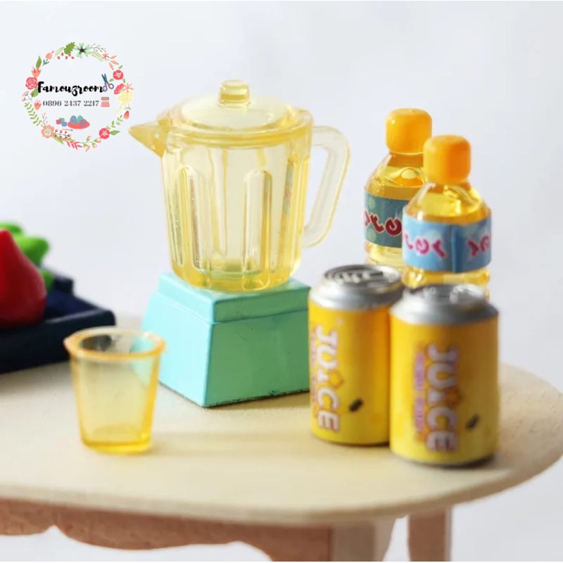Jual Miniatur Miniatur Jus Set skala 1:12 - Miniatur Peralatan Kitchen ...