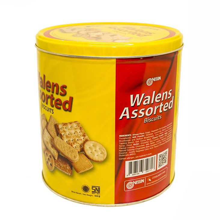 Jual Nissin Walens Assorted Yellow Kaleng 600 gr | Shopee Indonesia