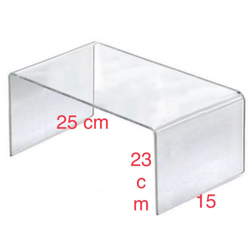 Jual Acrylic stage action figure balok U 5mm uk 25 x 15 x 23 cm ...