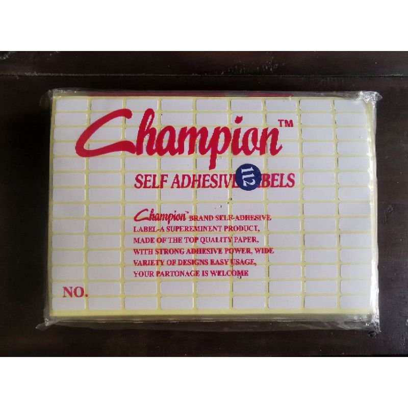 Jual Label / 1 pax label isi 175 / Label 1 pax isi 25 x 7 / Label Nama ...
