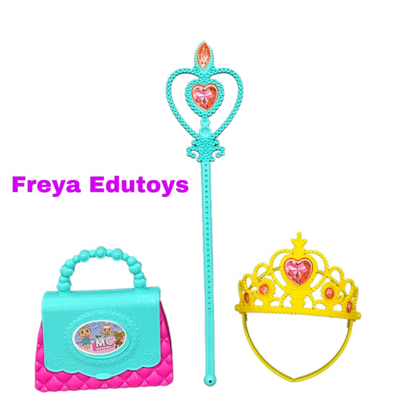 Jual Mainan Princess Peri Tongkat Tas Tiara Peri Princess | Shopee ...