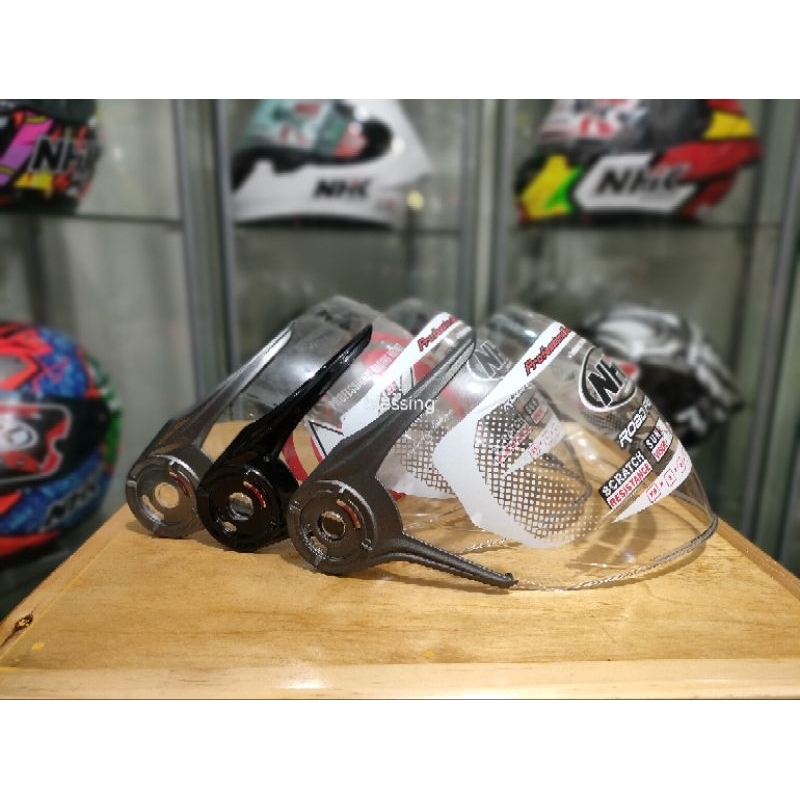 Jual VISOR NHK GLADIATOR ORIGINAL NHK HELM OPEN FACE | Shopee Indonesia