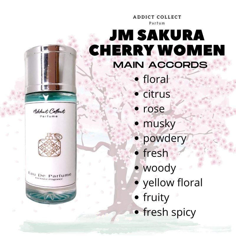 Jual Addict Collect Parfum Jm Sakura Cherry Blossom | Shopee Indonesia