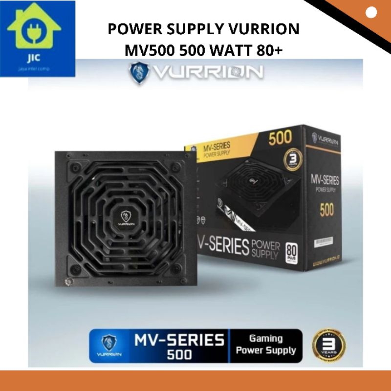 Jual POWER SUPPLY VURRION MV500 500 WATT 80+ | Shopee Indonesia