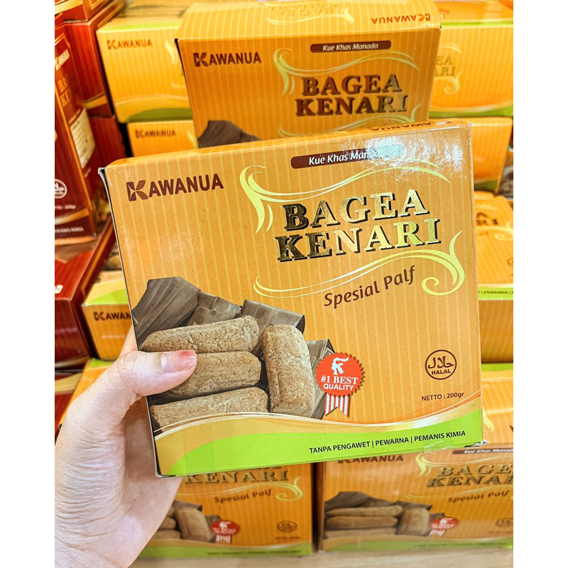 Jual Kue Bagea Kenari 340gr Khas Sulawesi Oleh Oleh Manado | Shopee ...