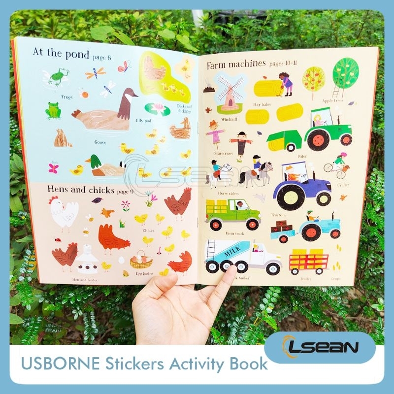Jual USBORNE Little First Stickers Preschool English Activity Buku ...