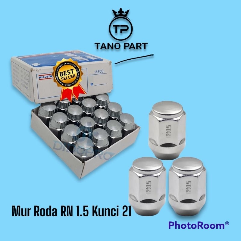 Jual Mur Roda Racing Baut Lugnut Model RN Uk 1.5 Kunci 21 Bahan Baja ...