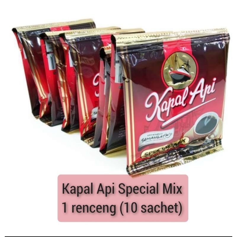 Jual Kapal Api Special Mix 1 Renteng (10 sachet) | Shopee Indonesia