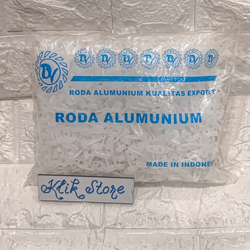 Jual RODA T, Roda rel gorden plastik untuk rel kotak 1 pak isi 1000 ...