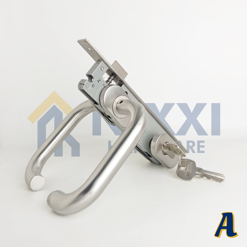 Jual Lever Handle / Gagang Pintu Stainless / Kunci Pintu Komplit ...