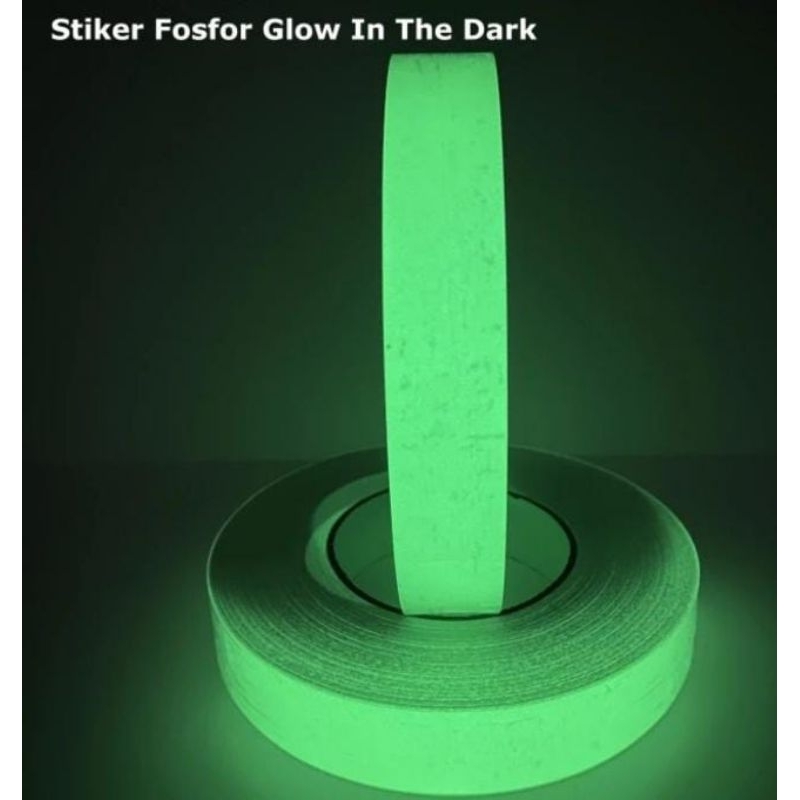 Jual STICKER FOSFOR (GLOW TAPE) Stiker fosfor Glow In The Dark 24mm x ...