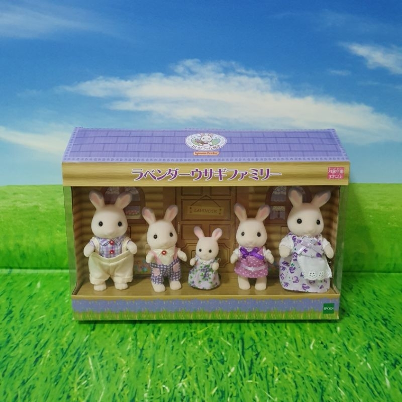 Jual Sylvanian Families Lavender Rabbit Family | Shopee Indonesia