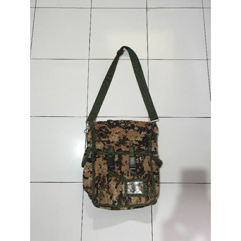 Jual Tas Selempang Ex Army Korea military Camo digital | Shopee Indonesia