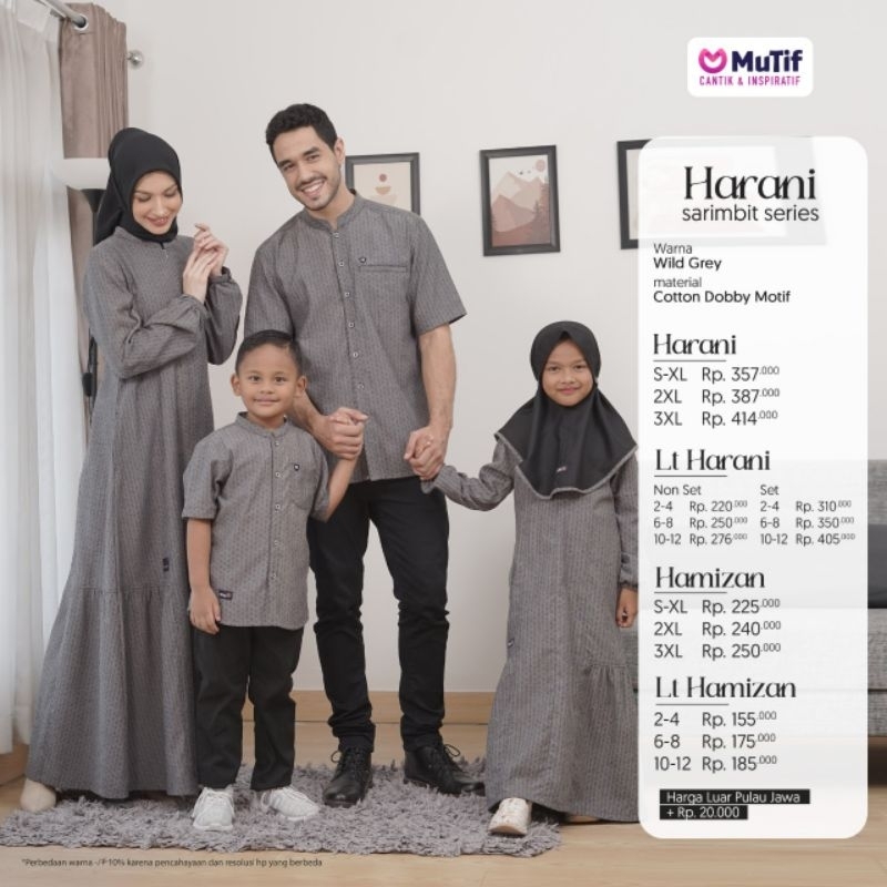 Jual SARIMBIT MUTIF HARANI HAMIZAN GREY | Shopee Indonesia