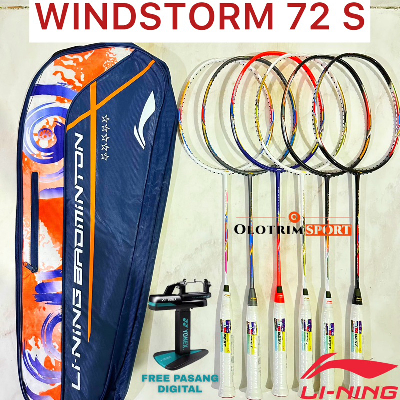 Jual Raket Badminton LINING WINDSTORM 72S 72 S Original | Shopee Indonesia