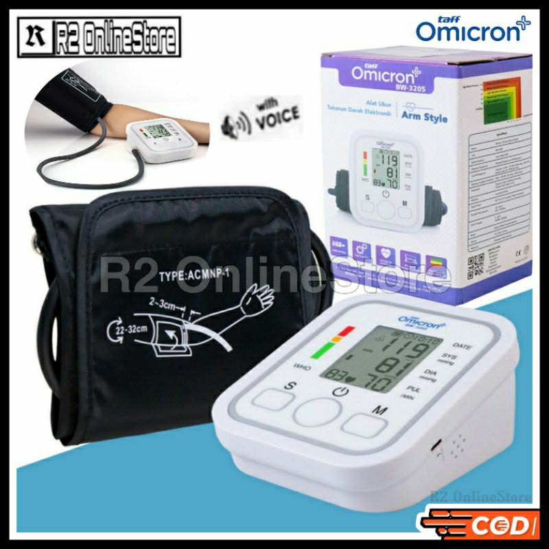 Jual Tensimeter Digital Alat Cek Pengukur Tekanan Tensi Darah Otomatis ...