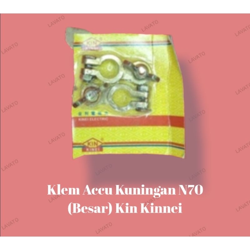Jual Klem Accu Kuningan Besar N70 (Besar) Kin Kinnei | Shopee Indonesia