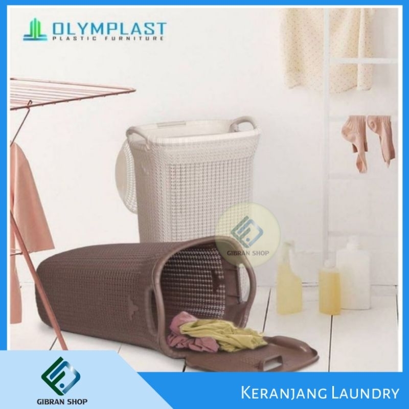 Jual Olymplast Laundry Basket Keranjang Laundry Keranjang Baju Kotor ...