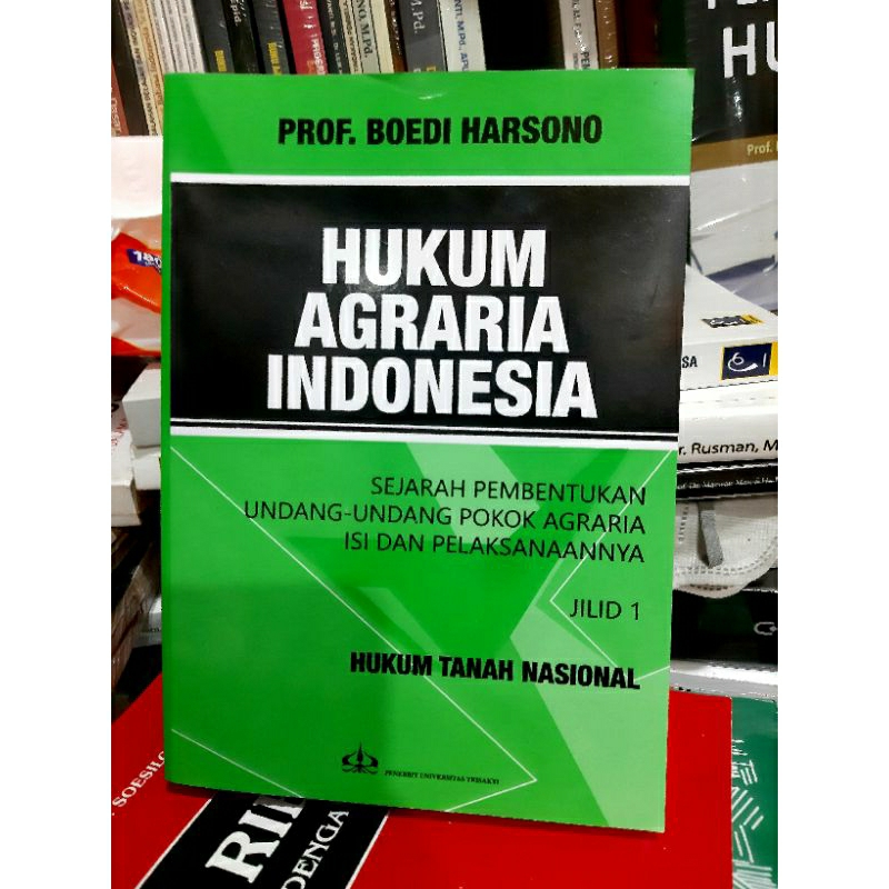 Jual Buku HUKUM AGRARIA INDONESIA (Boedi Harsono) | Shopee Indonesia