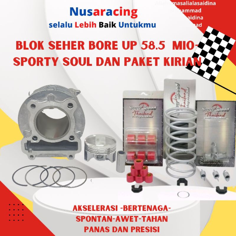 Jual BORE UP 150 CC BLOK SEHER BORE UP 150 CCMIO MIO SPORTY MIO SOUL 58 ...