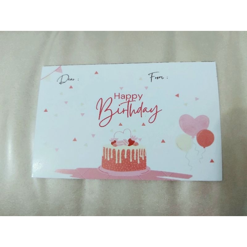 Jual Kartu ucapan | Greeting card Happy birthday | Shopee Indonesia