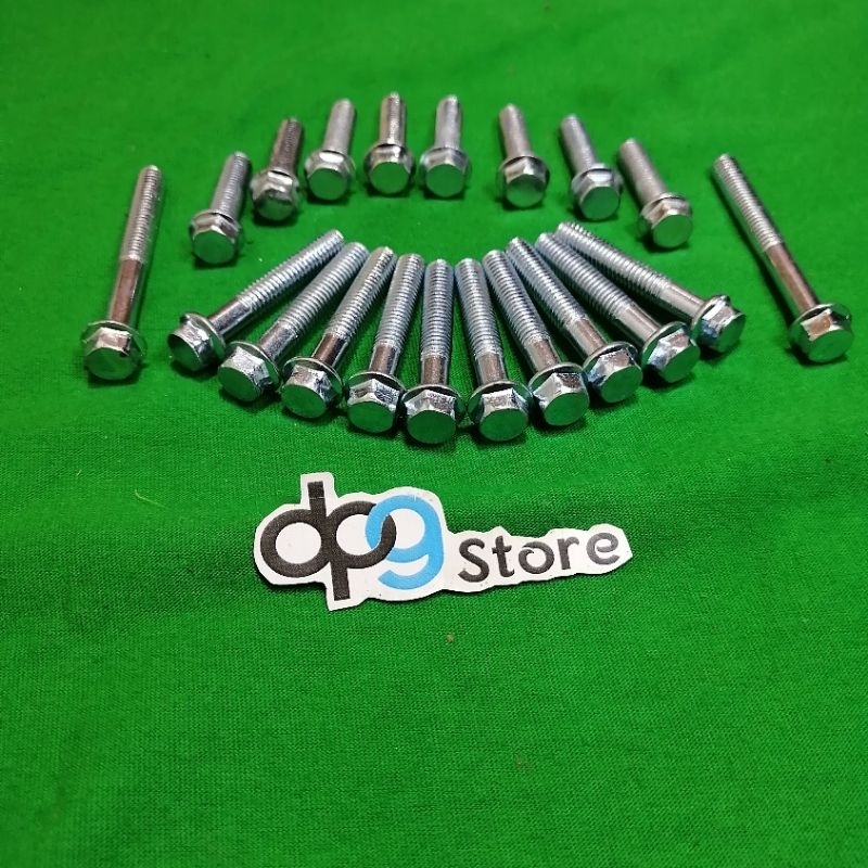 Jual BAUT MESIN BLOCK BLOK KALTER KANAN KIRI BAK MAGNET BAK KOPLING KAWASAKI ZX 130 KUNCI T8 ...