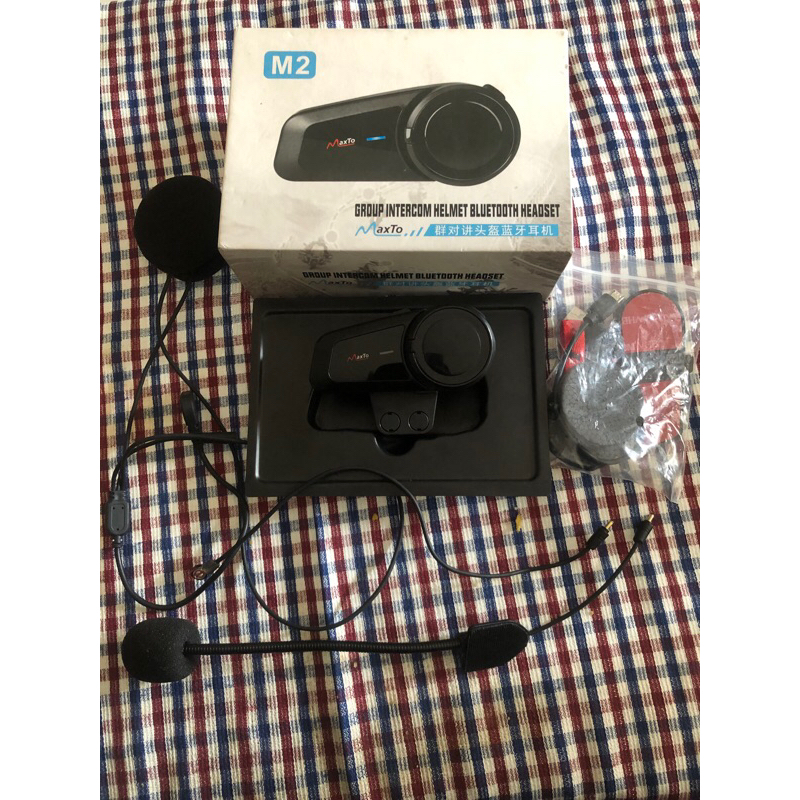 Jual Intercom Maxto M2 Second Normal | Shopee Indonesia