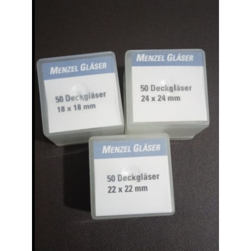 Jual Cover Glass/Deckglass/Kaca Penutup/Microscope Cover/Mikroskop ...