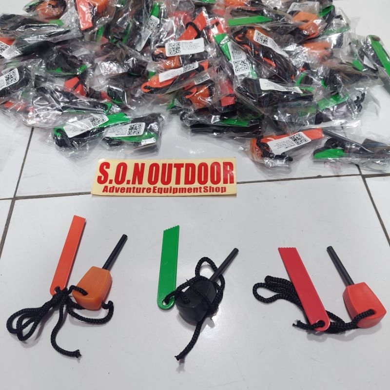 Jual fire starter pematik api outdoor survival kits magnesium | Shopee ...