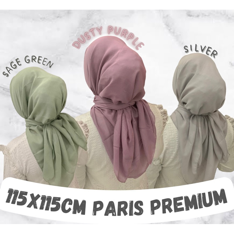 Jual [115x115cm] PARIS PREMIUM BY SHEHZALID | Shopee Indonesia