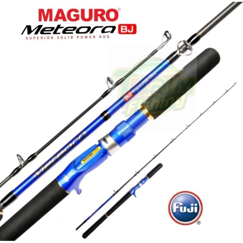 Jual Joran Maguro Meteora BJ | BaitJigging | Solid Carbon | Ring Guide Fuji | Shopee Indonesia