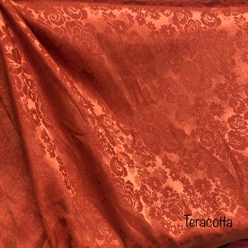 Jual Kain Jaguard Jaquard Jacqard Jacquard Silk Silky Semi Sutra ...