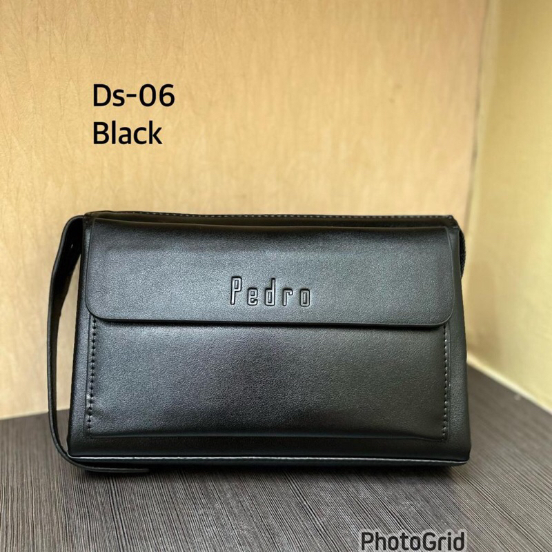Jual Hand bag pria DS-06 model terbaru free pena Clutch cowok | Shopee ...