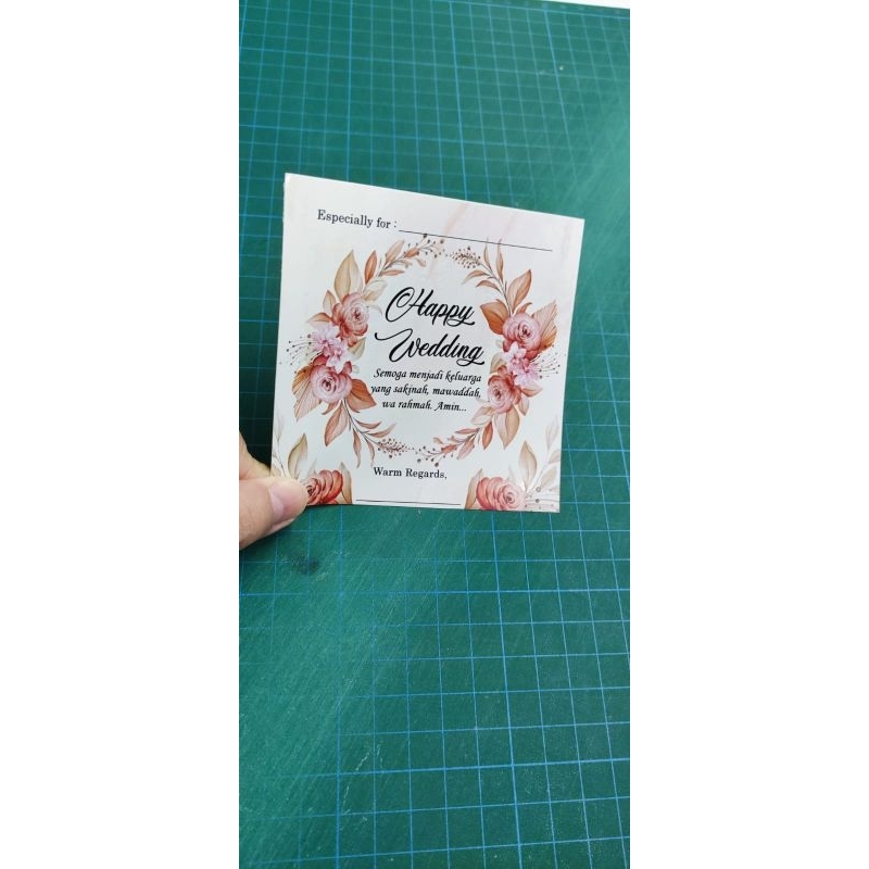 Jual sticker hampers happy wedding samawa 12 pcs | Shopee Indonesia