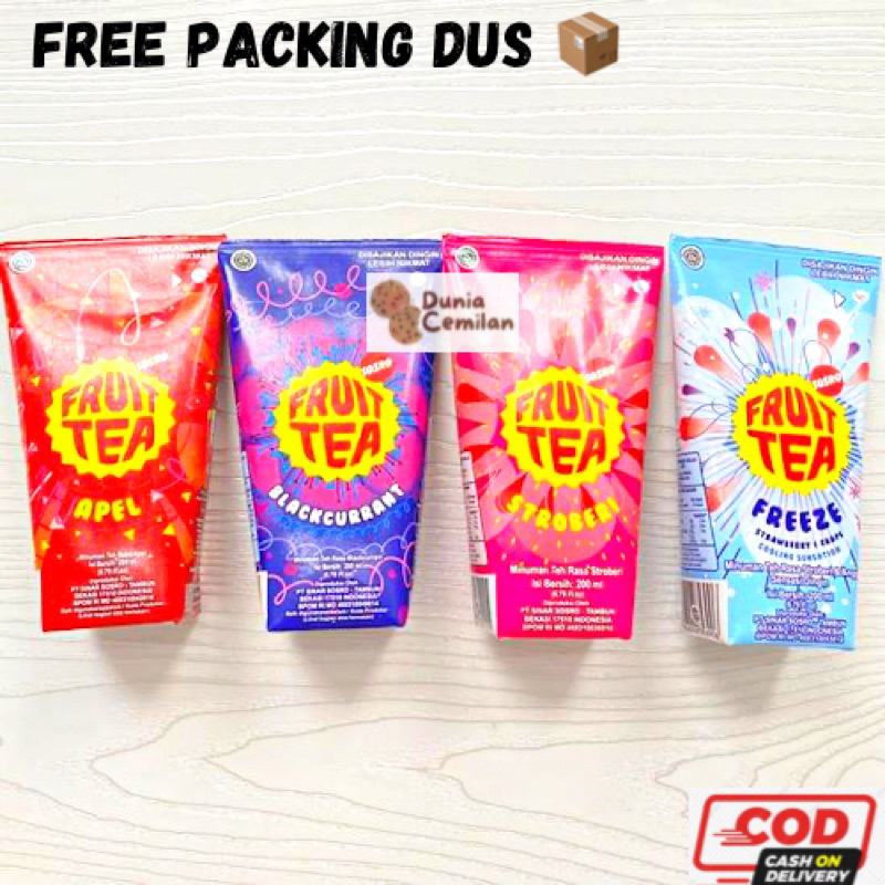 Jual [TERMURAH!!] Fruit Tea 200ml - Minuman Teh Buah Fruittea SEGITIGA ...